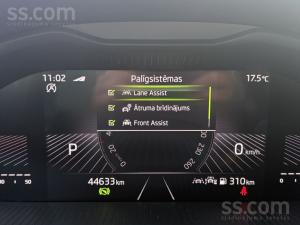 White Skoda Scala 2024 in Riga, with an engine capacity of 1.00 L and mileage of 45 thousand km for 20500 €, photo 18 on AUTOMOTO.COM.LV