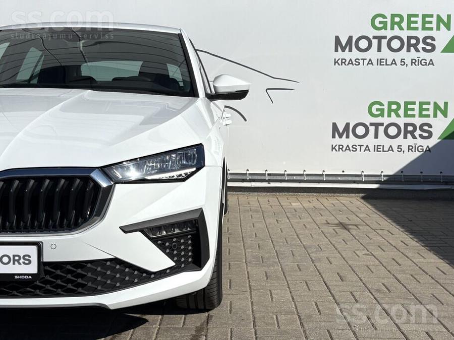 White Skoda Scala 2024 in Riga, with an engine capacity of 1.00 L and mileage of 45 thousand km for 20500 €, photo 35 on AUTOMOTO.COM.LV