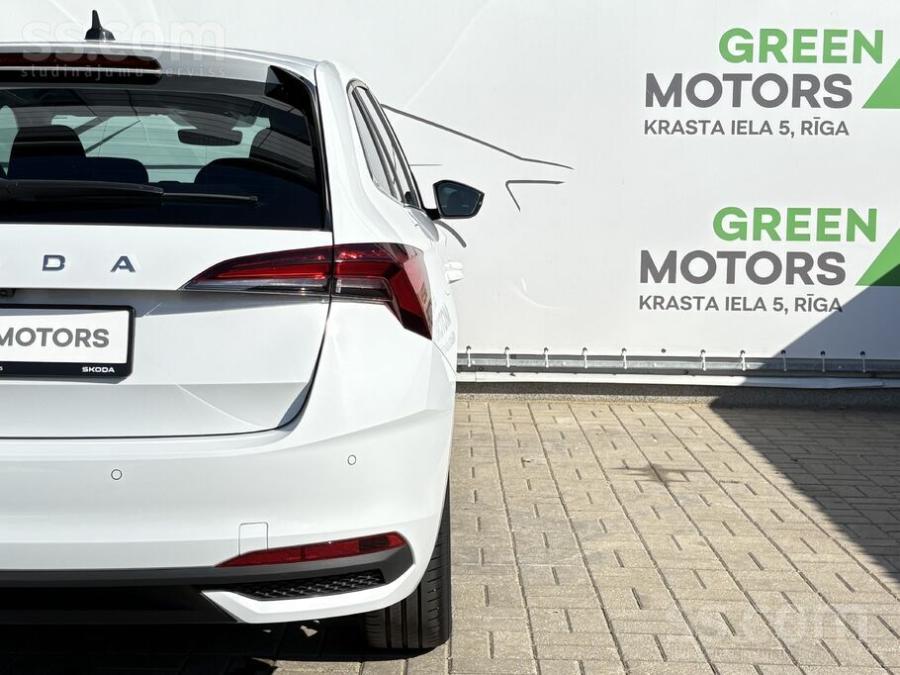 White Skoda Scala 2024 in Riga, with an engine capacity of 1.00 L and mileage of 45 thousand km for 20500 €, photo 36 on AUTOMOTO.COM.LV
