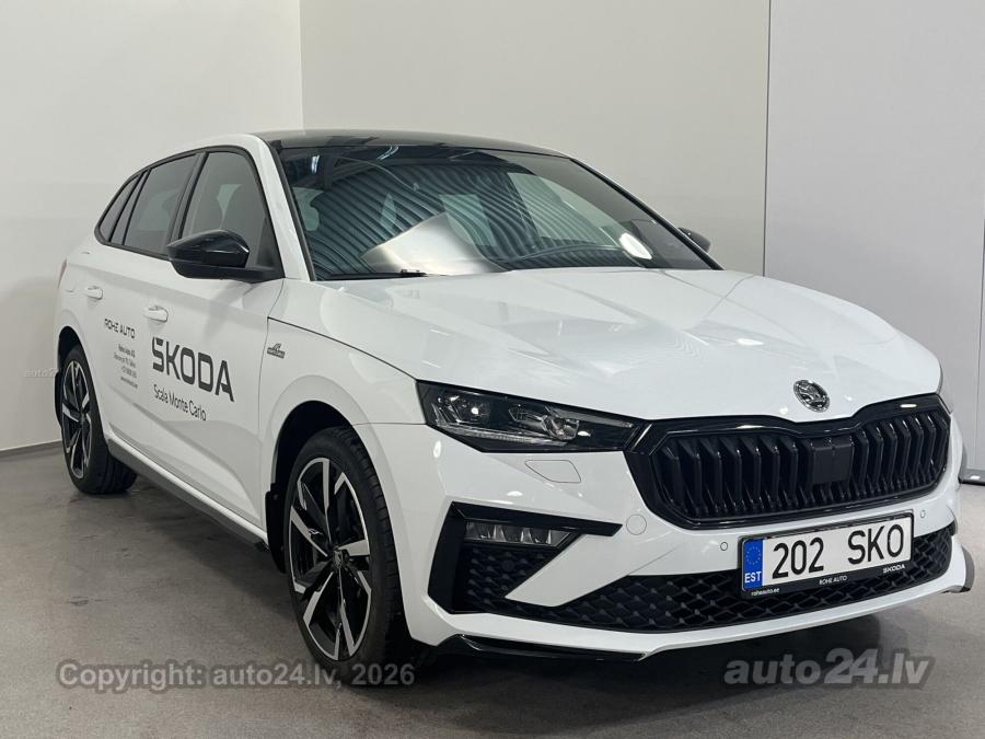 Balts Skoda Scala 2025 Tallina, ar dzinēja tilpumu 1.00 L un nobraukumu 7 tūkst. km par 23900 €, foto 4 vietnē AUTOMOTO.COM.LV