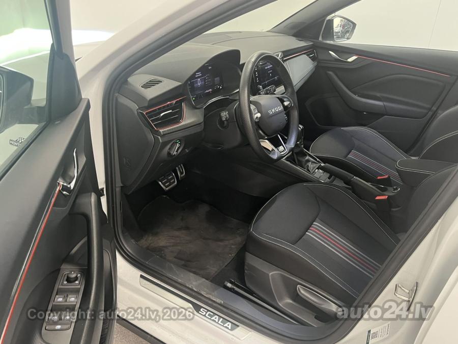 Balts Skoda Scala 2025 Tallina, ar dzinēja tilpumu 1.00 L un nobraukumu 7 tūkst. km par 23900 €, foto 8 vietnē AUTOMOTO.COM.LV