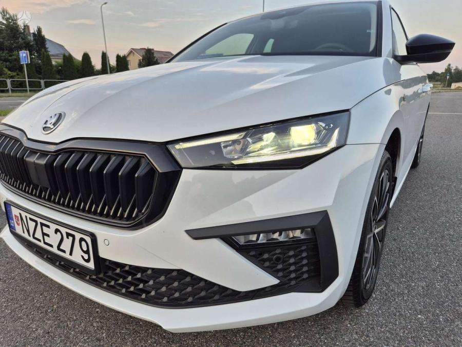 Balts Skoda Scala 2025 Klaipėda, ar dzinēja tilpumu 1.00 L un nobraukumu 1 tūkst. km par 22000 €, foto 1 vietnē AUTOMOTO.COM.LV
