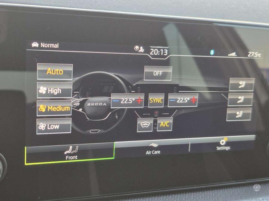 Balts Skoda Scala 2025 Klaipėda, ar dzinēja tilpumu 1.00 L un nobraukumu 1 tūkst. km par 22000 €, foto 13 vietnē AUTOMOTO.COM.LV