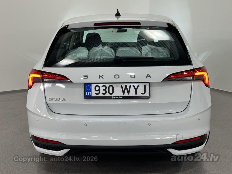 Balts Skoda Scala 2025 Tallina, ar dzinēja tilpumu 1.00 L un nobraukumu 29 tūkst. km par 19900 €, foto 6 vietnē AUTOMOTO.COM.LV