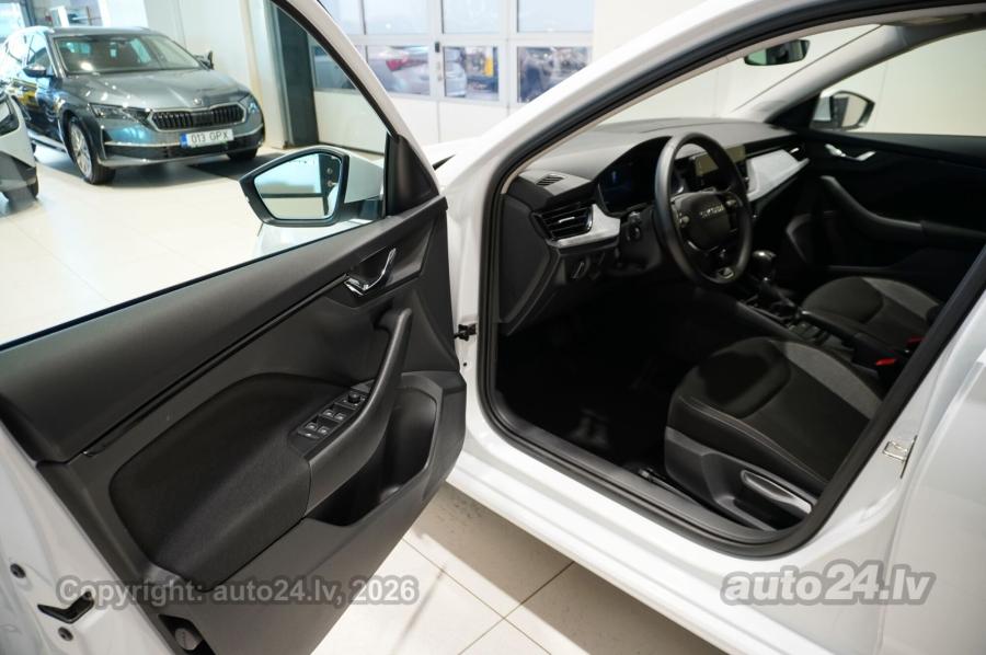 White Skoda Scala 2025 in Tallinn, with an engine capacity of 1.00 L and mileage of 33 thousand km for 21900 €, photo 12 on AUTOMOTO.COM.LV