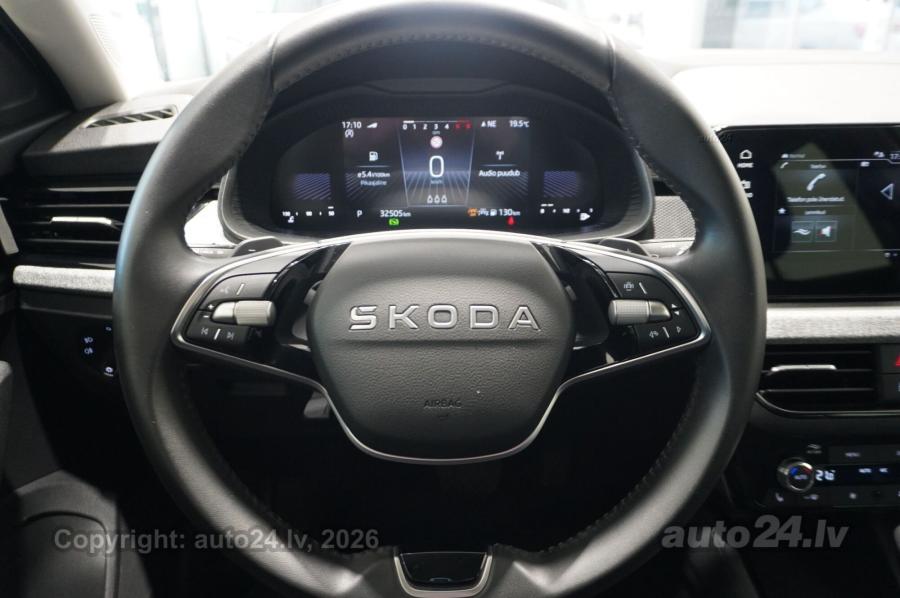White Skoda Scala 2025 in Tallinn, with an engine capacity of 1.00 L and mileage of 33 thousand km for 21900 €, photo 17 on AUTOMOTO.COM.LV