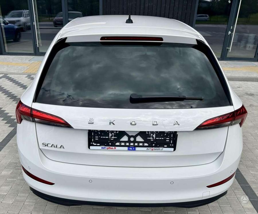 Balts Skoda Scala 2020 Šauļi, ar dzinēja tilpumu 1.00 L un nobraukumu 125 tūkst. km par 9600 €, foto 12 vietnē AUTOMOTO.COM.LV