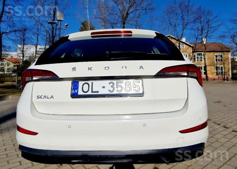 Balts Skoda Scala 2021 Rīga, ar dzinēja tilpumu 1.60 L un nobraukumu 183 tūkst. km par 10450 €, foto 8 vietnē AUTOMOTO.COM.LV