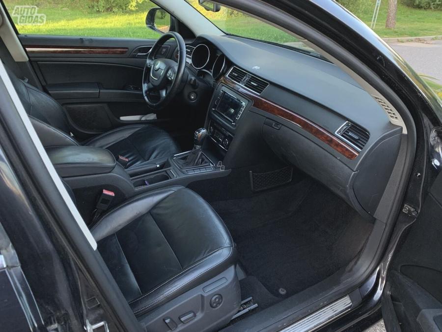Black Skoda SuperB 2009 in Kaunas, with an engine capacity of 2.00 L and mileage of 341 thousand km for 2800 €, photo 11 on AUTOMOTO.COM.LV