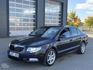Melns Skoda SuperB 2009 Panevēža, ar dzinēja tilpumu 2.00 L un nobraukumu 343 tūkst. km par 2450 €, foto  vietnē AUTOMOTO.COM.LV