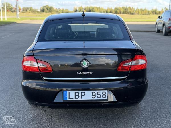 Black Skoda SuperB 2009 in Panevezys, with an engine capacity of 2.00 L and mileage of 343 thousand km for 2450 €, photo 9 on AUTOMOTO.COM.LV