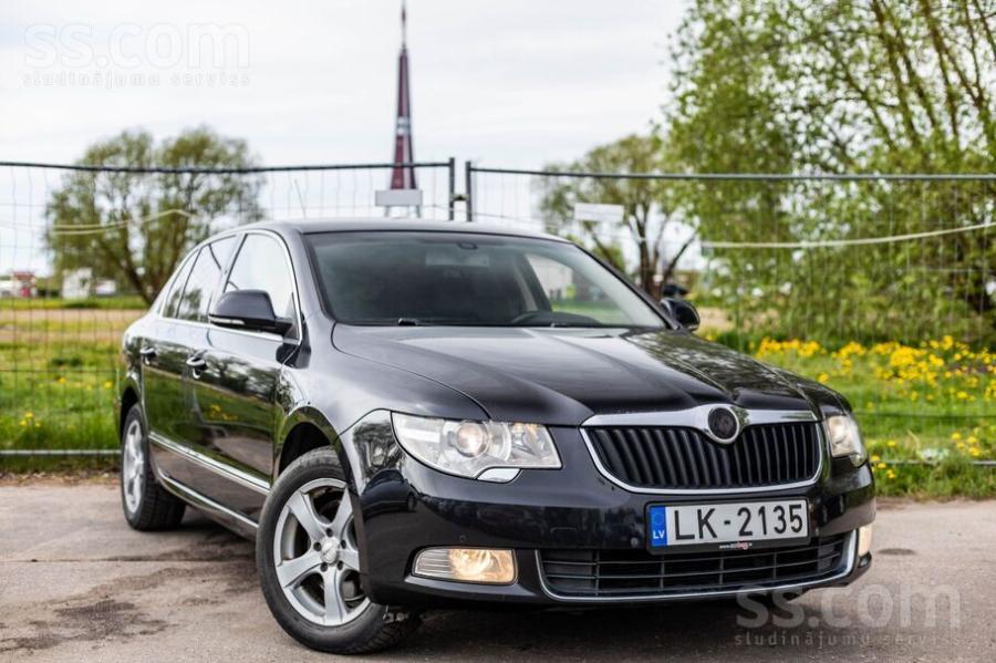 Melns Skoda SuperB 2010 Rīga, ar dzinēja tilpumu 2.00 L un nobraukumu 370 tūkst. km par 4990 €, foto 3 vietnē AUTOMOTO.COM.LV