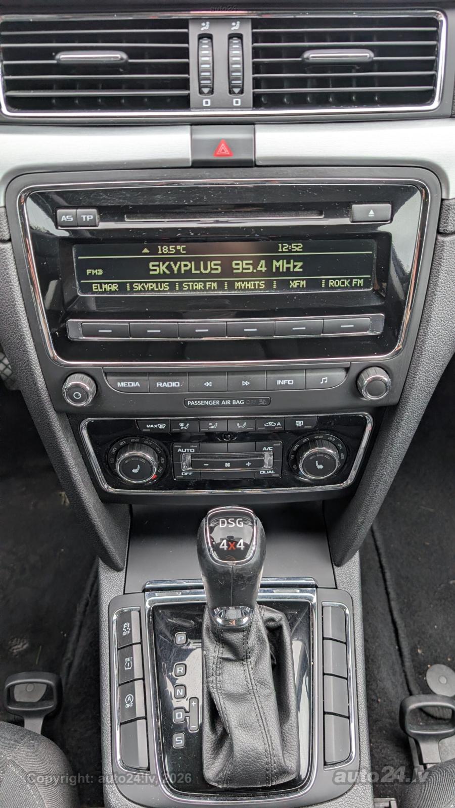 Melns Skoda SuperB 2013 Rapla, ar dzinēja tilpumu 2.00 L un nobraukumu 371 tūkst. km par 6000 €, foto 16 vietnē AUTOMOTO.COM.LV