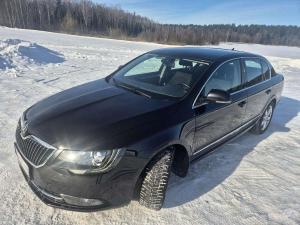 Black Skoda SuperB 2015 in Vilnius, with an engine capacity of 1.80 L and mileage of 98 thousand km for 8200 €, photo 5 on AUTOMOTO.COM.LV