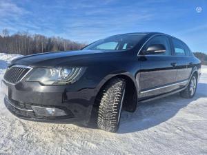 Black Skoda SuperB 2015 in Vilnius, with an engine capacity of 1.80 L and mileage of 98 thousand km for 8200 €, photo 6 on AUTOMOTO.COM.LV