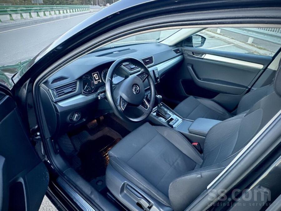 Melns Skoda SuperB 2016 Rīga, ar dzinēja tilpumu 2.00 L un nobraukumu 265 tūkst. km par 8900 €, foto 10 vietnē AUTOMOTO.COM.LV