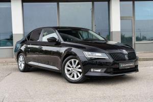 Black Skoda SuperB 2016 in Vilnius, with an engine capacity of 1.80 L and mileage of 190 thousand km for 13550 €, photo  on AUTOMOTO.COM.LV