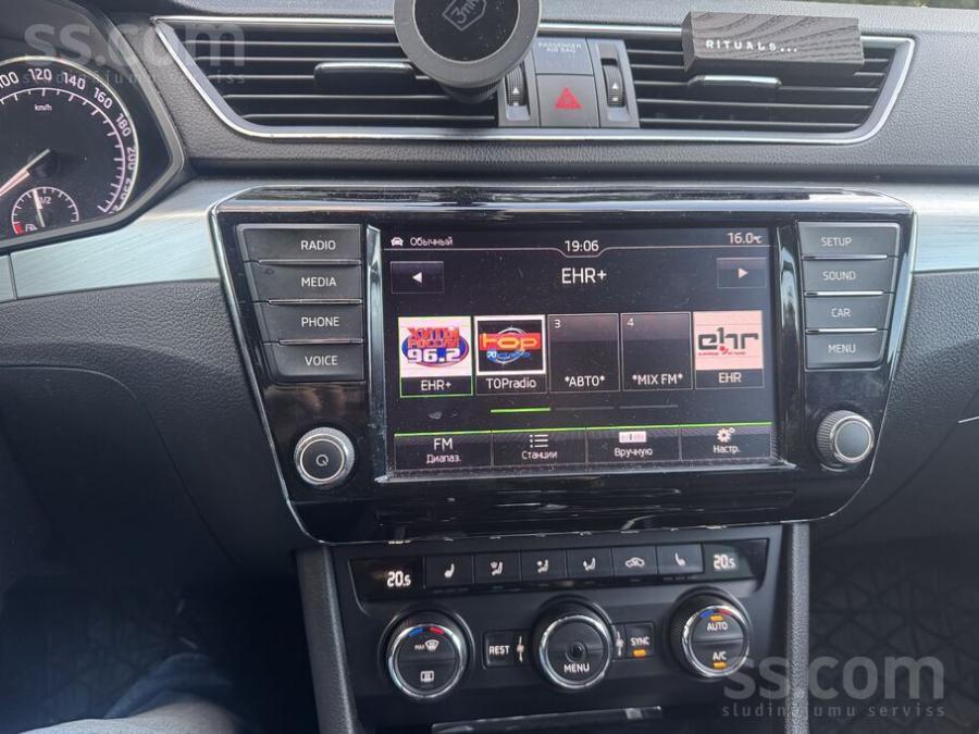 Black Skoda SuperB 2017 in Riga, with an engine capacity of 1.60 L and mileage of 335 thousand km for 10980 €, photo 10 on AUTOMOTO.COM.LV
