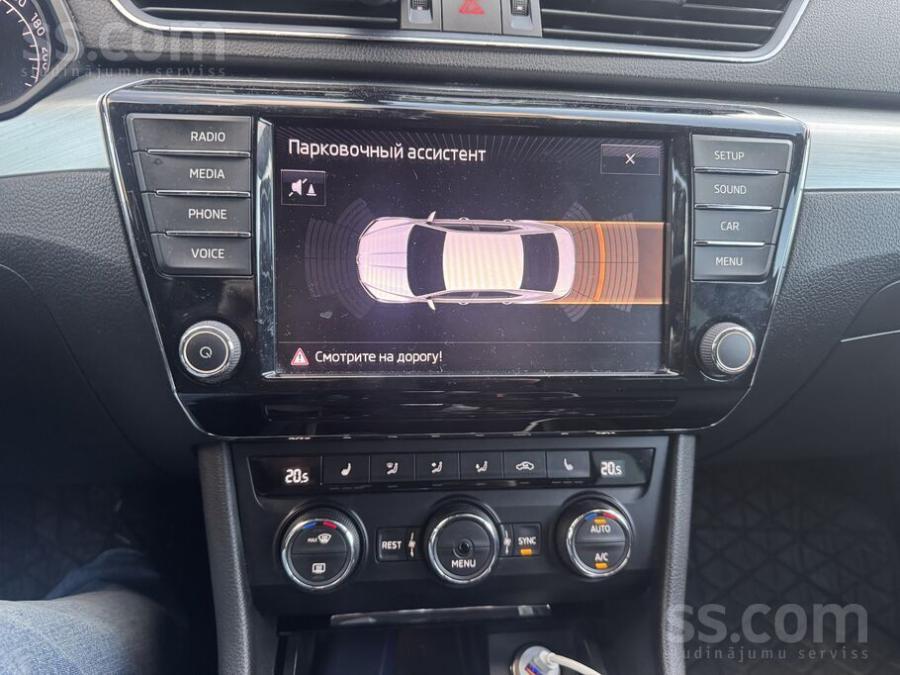 Black Skoda SuperB 2017 in Riga, with an engine capacity of 1.60 L and mileage of 335 thousand km for 10980 €, photo 11 on AUTOMOTO.COM.LV