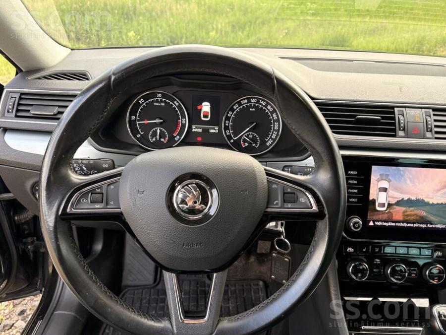 Melns Skoda SuperB 2018 Rīga, ar dzinēja tilpumu 1.60 L un nobraukumu 247 tūkst. km par 9300 €, foto 8 vietnē AUTOMOTO.COM.LV