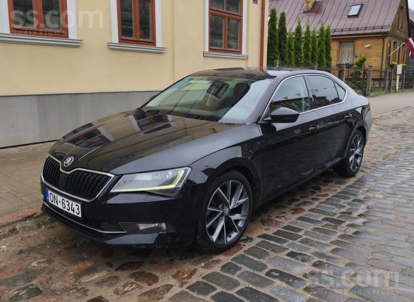 Black Skoda SuperB 2018 in Jelgava, with an engine capacity of 2.00 L and mileage of 0 thousand km for 12590 €, photo 1 on AUTOMOTO.COM.LV