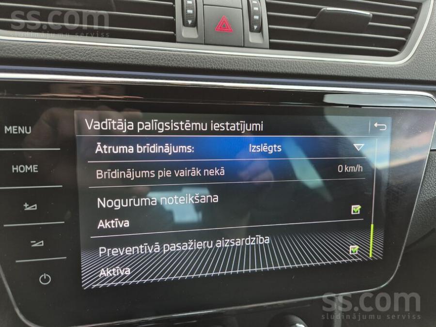 Черный Шкода Суперб 2018 в Валмиера, объемом двигателя 2.00 л и пробегом 104 тыс. км за 19200 €, фото 15 на AUTOMOTO.COM.LV