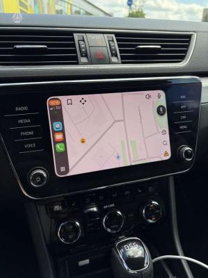 Black Skoda SuperB 2018 in Vilnius, with an engine capacity of 1.60 L and mileage of 221 thousand km for 10400 €, photo 16 on AUTOMOTO.COM.LV