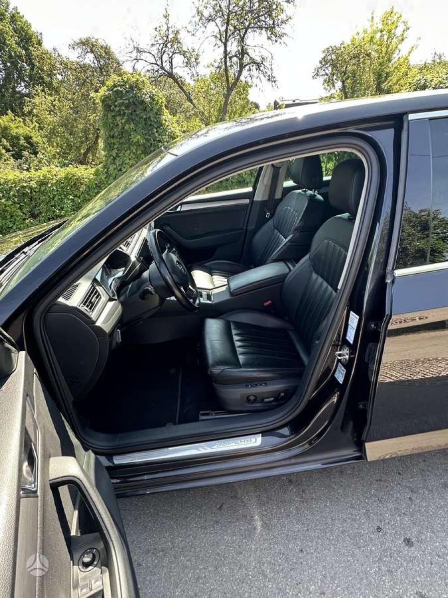 Melns Skoda SuperB 2018 Viļņa, ar dzinēja tilpumu 1.97 L un nobraukumu 297 tūkst. km par 11200 €, foto 13 vietnē AUTOMOTO.COM.LV