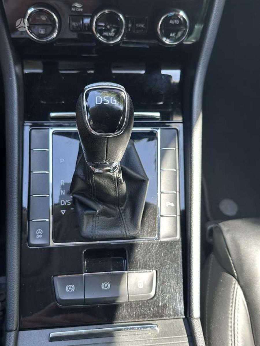 Melns Skoda SuperB 2018 Viļņa, ar dzinēja tilpumu 1.97 L un nobraukumu 297 tūkst. km par 11200 €, foto 16 vietnē AUTOMOTO.COM.LV