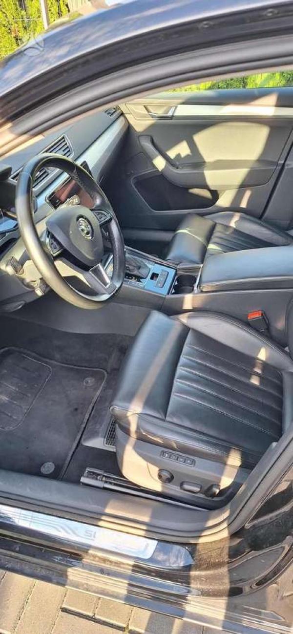 Black Skoda SuperB 2018 in Kaunas, with an engine capacity of 1.80 L and mileage of 189 thousand km for 14500 €, photo 7 on AUTOMOTO.COM.LV