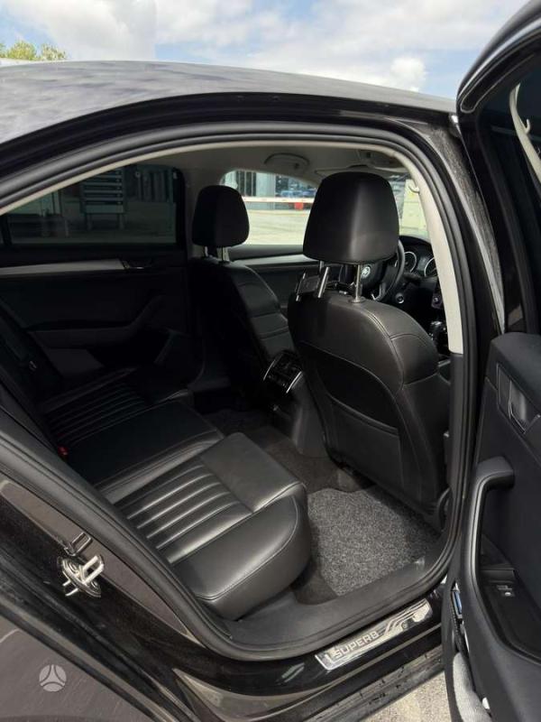 Melns Skoda SuperB 2018 Kauņa, ar dzinēja tilpumu 1.80 L un nobraukumu 229 tūkst. km par 9700 €, foto 6 vietnē AUTOMOTO.COM.LV