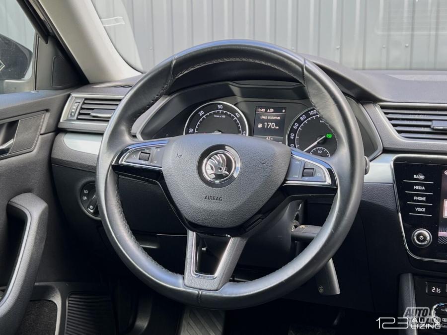 Black Skoda SuperB 2019 in Taurage, with an engine capacity of 2.00 L and mileage of 162 thousand km for 13990 €, photo 18 on AUTOMOTO.COM.LV
