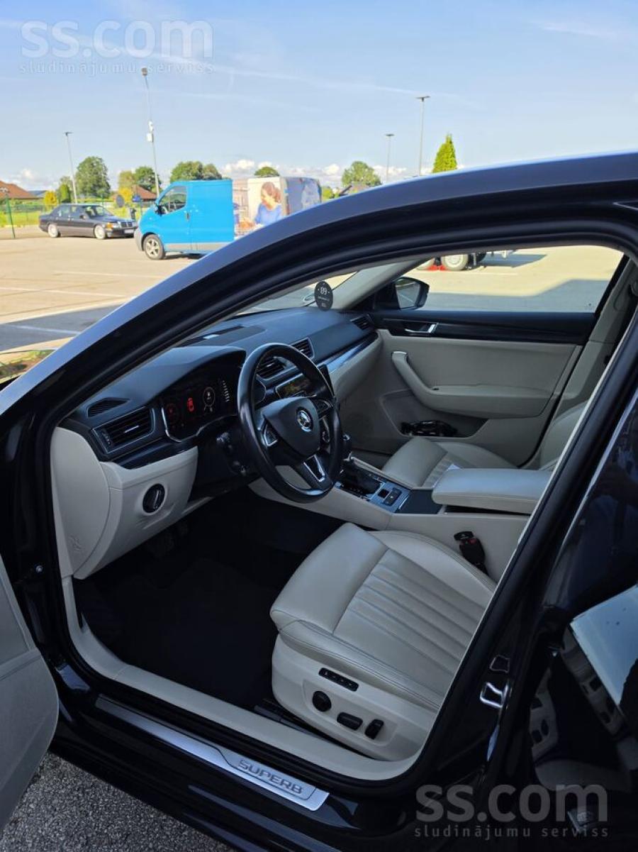 Melns Skoda SuperB 2019 Rīga, ar dzinēja tilpumu 2.00 L un nobraukumu 144 tūkst. km par 18500 €, foto 10 vietnē AUTOMOTO.COM.LV