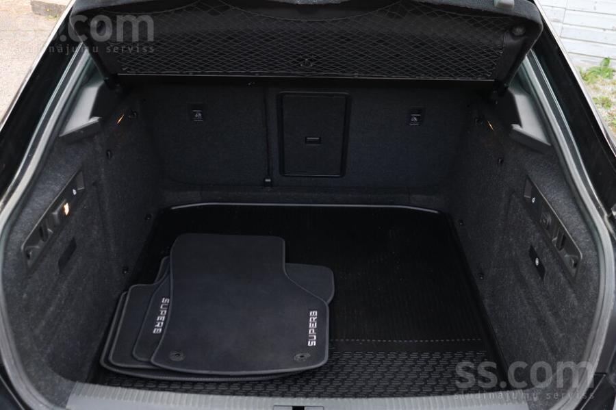 Black Skoda SuperB 2019 in Valmiera, with an engine capacity of 2.00 L and mileage of 140 thousand km for 21800 €, photo 12 on AUTOMOTO.COM.LV