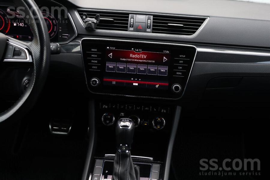 Black Skoda SuperB 2019 in Valmiera, with an engine capacity of 2.00 L and mileage of 140 thousand km for 21800 €, photo 16 on AUTOMOTO.COM.LV