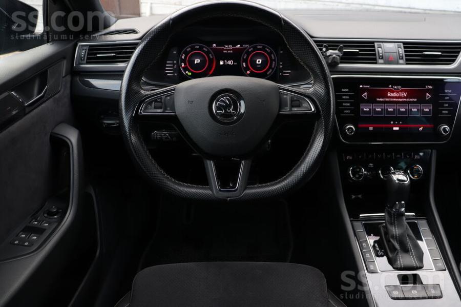 Black Skoda SuperB 2019 in Valmiera, with an engine capacity of 2.00 L and mileage of 140 thousand km for 21800 €, photo 17 on AUTOMOTO.COM.LV