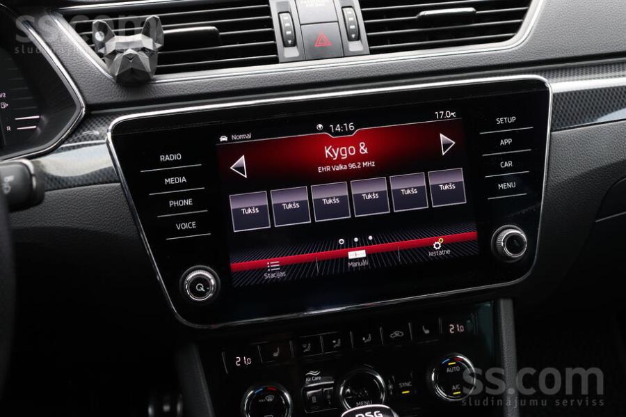 Black Skoda SuperB 2019 in Valmiera, with an engine capacity of 2.00 L and mileage of 140 thousand km for 21800 €, photo 24 on AUTOMOTO.COM.LV