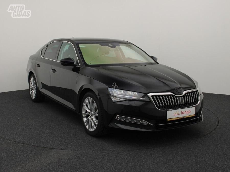 Black Skoda SuperB 2021 in Vilnius, with an engine capacity of 1.50 L and mileage of 169 thousand km for 18199 €, photo 10 on AUTOMOTO.COM.LV