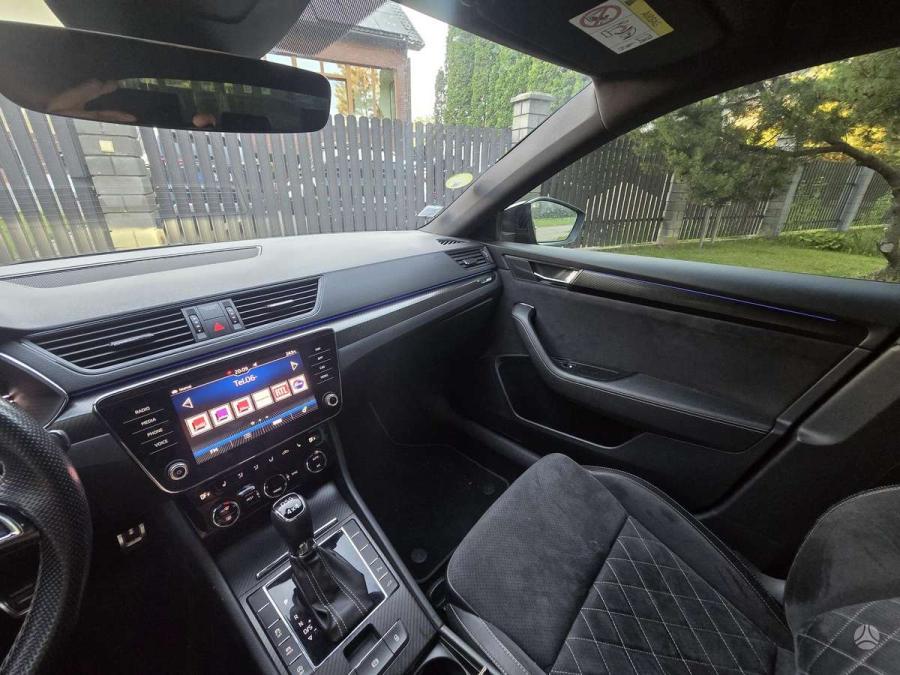 Black Skoda SuperB 2021 in Kaunas, with an engine capacity of 1.97 L and mileage of 260 thousand km for 16300 €, photo 17 on AUTOMOTO.COM.LV
