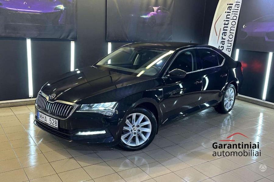 Black Skoda SuperB 2022 in Vilnius, with an engine capacity of 1.97 L and mileage of 94 thousand km for 21950 €, photo 1 on AUTOMOTO.COM.LV