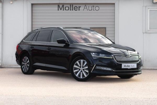 Melns Skoda SuperB 2022 Jelgava, ar dzinēja tilpumu 1.40 L un nobraukumu 104 tūkst. km par 23800 €, foto  vietnē AUTOMOTO.COM.LV