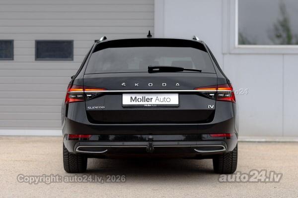 Black Skoda SuperB 2022 in Jelgava, with an engine capacity of 1.40 L and mileage of 123 thousand km for 24851 €, photo 4 on AUTOMOTO.COM.LV