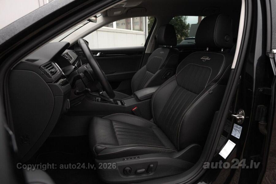 Black Skoda SuperB 2022 in Jelgava, with an engine capacity of 1.40 L and mileage of 123 thousand km for 24851 €, photo 8 on AUTOMOTO.COM.LV