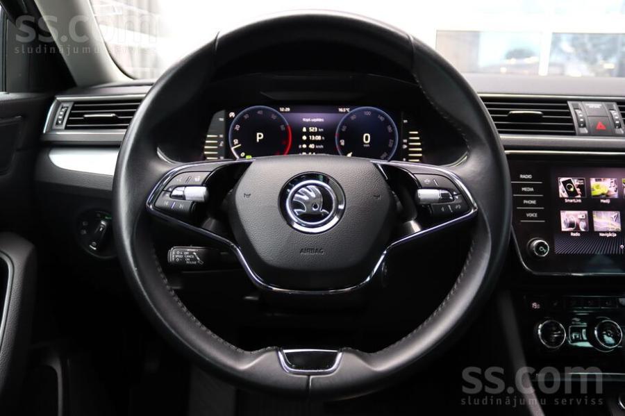 Melns Skoda SuperB 2022 Rīga, ar dzinēja tilpumu 1.50 L un nobraukumu 119 tūkst. km par 18200 €, foto 12 vietnē AUTOMOTO.COM.LV