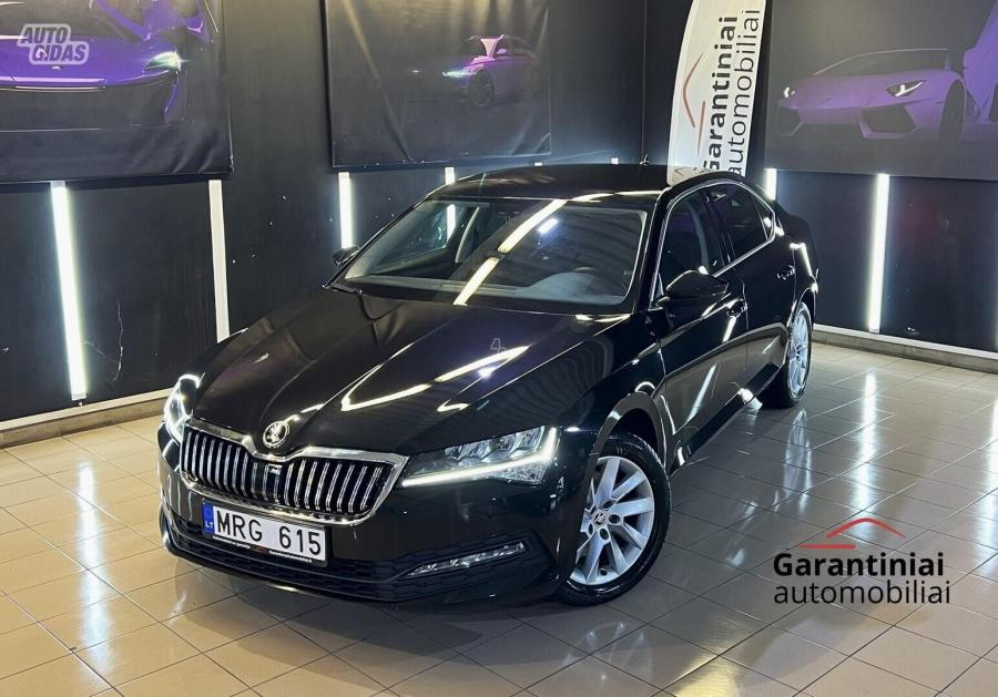 Black Skoda SuperB 2023 in Avizieniai, with an engine capacity of 1.50 L and mileage of 58 thousand km for 23500 €, photo 1 on AUTOMOTO.COM.LV