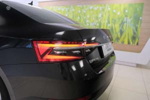 Black Skoda SuperB 2023 in Vilnius, with an engine capacity of 1.97 L and mileage of 55 thousand km for 26950 €, photo 30 on AUTOMOTO.COM.LV