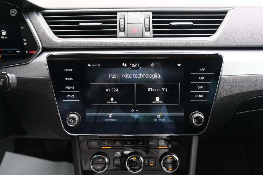 Melns Skoda SuperB 2023 Viļņa, ar dzinēja tilpumu 1.50 L un nobraukumu 128 tūkst. km par 21400 €, foto 15 vietnē AUTOMOTO.COM.LV