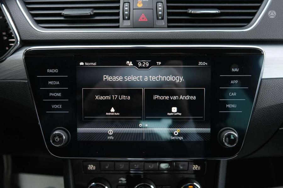 Melns Skoda SuperB 2023 Viļņa, ar dzinēja tilpumu 1.50 L un nobraukumu 107 tūkst. km par 21600 €, foto 12 vietnē AUTOMOTO.COM.LV