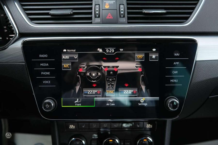 Melns Skoda SuperB 2023 Viļņa, ar dzinēja tilpumu 1.50 L un nobraukumu 107 tūkst. km par 21600 €, foto 15 vietnē AUTOMOTO.COM.LV