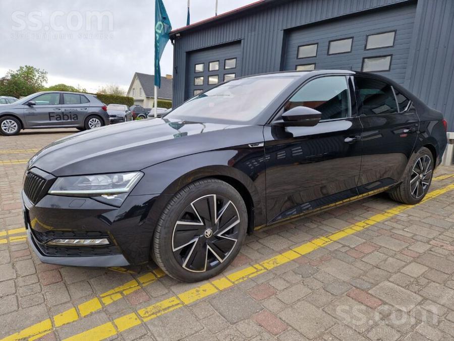 Melns Skoda SuperB 2024 Jelgava, ar dzinēja tilpumu 2.00 L un nobraukumu 83 tūkst. km par 29900 €, foto 3 vietnē AUTOMOTO.COM.LV